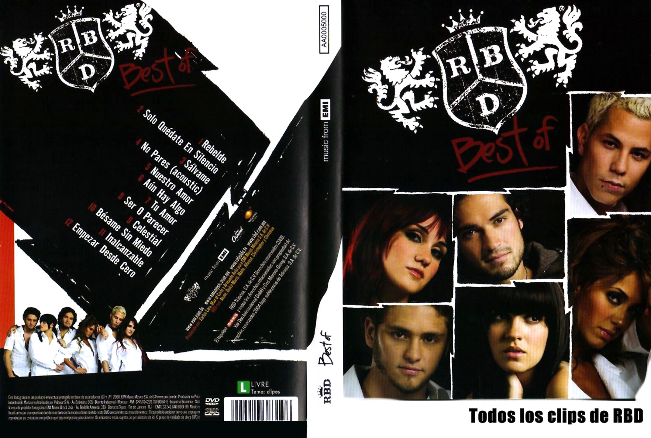 RBD Best Of : Front | DVD Covers | Cover Century | Over 1.000.000 Album ...